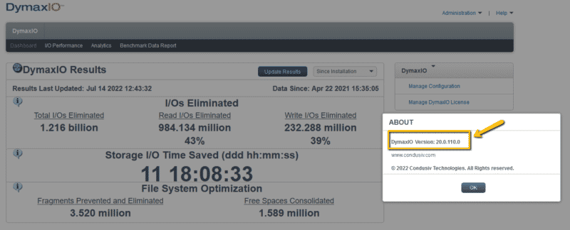 How To Update DymaxIO - Condusiv - The Diskeeper Company