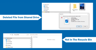 Deleted File from Shared Drives Not in the Recycle Bin